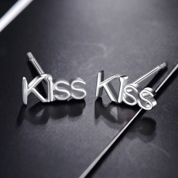 Jewelry | 925 Sterling Silver Kiss Stud Earrings | Poshmark